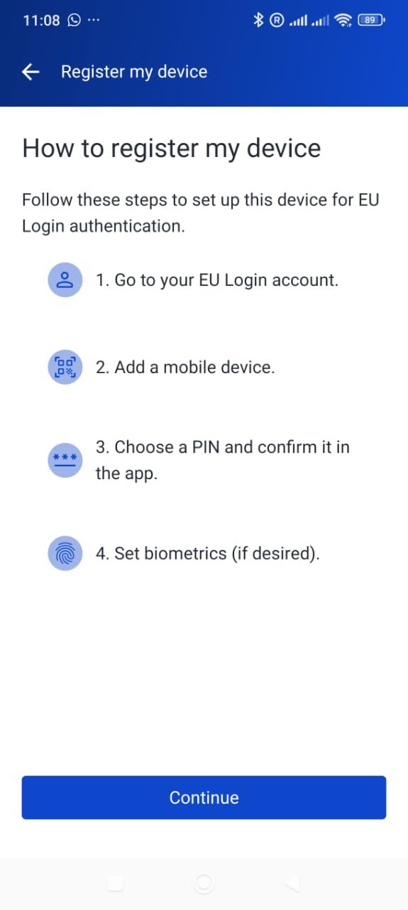 EU Login Mobile app installation - EU Login Portal - European Union
