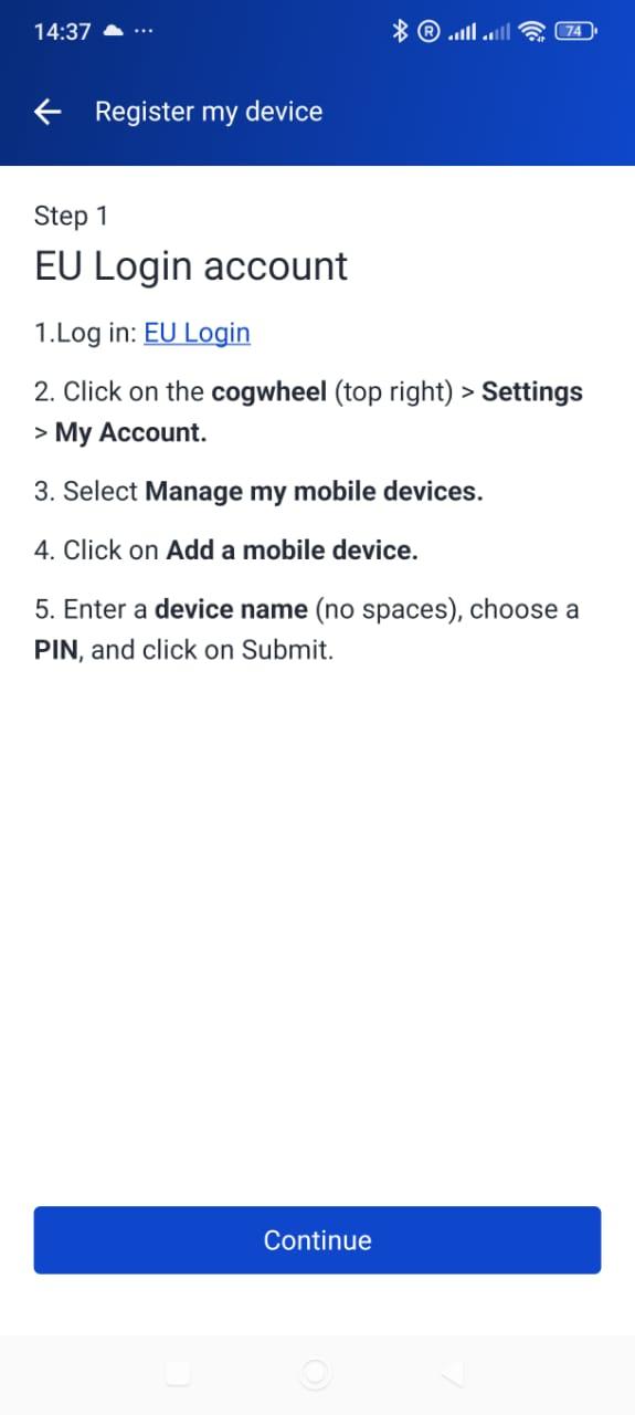 EU Login Mobile app installation - EU Login Portal - European Union