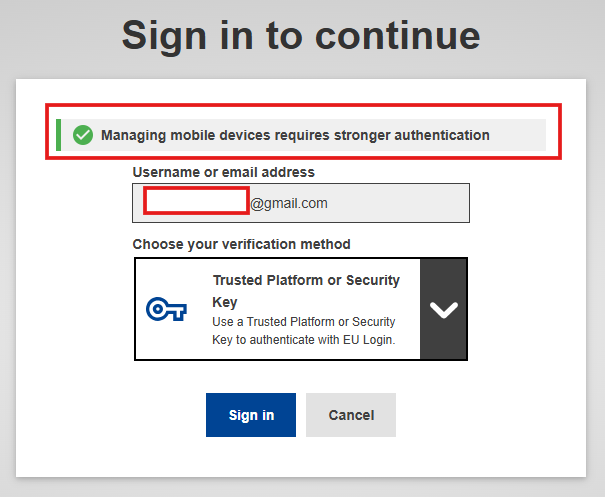 EU Login Most Common Issues - EU Login Portal - European Union