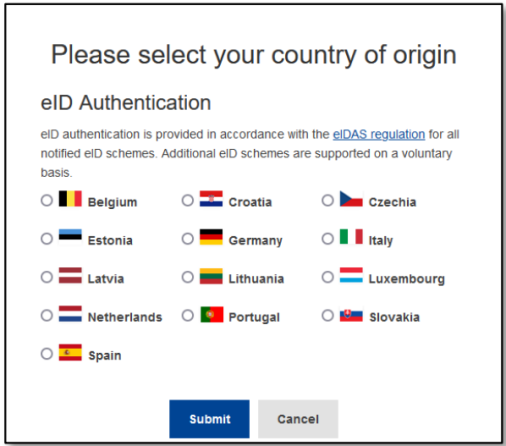 Sign in with your electronic ID (eID) - EU Login Portal - European Union